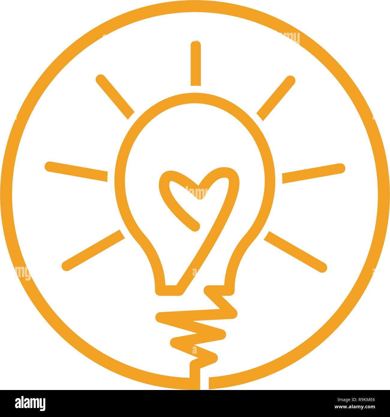 light bulb symbol vector design illustration Stock Vector Image & Art - Alamy