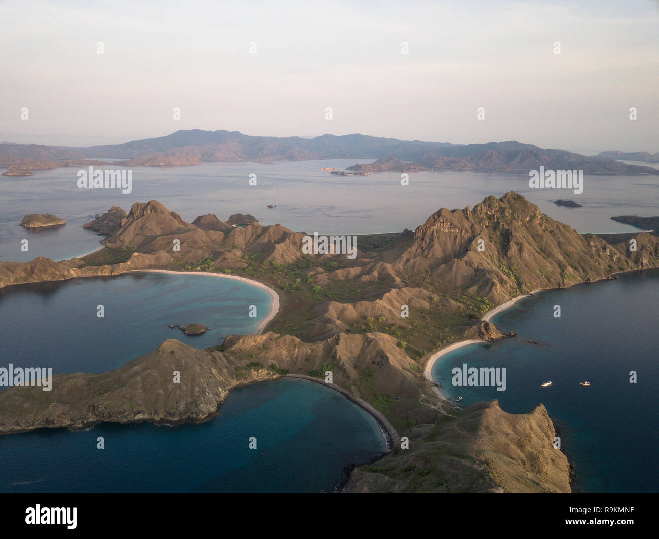 Aerial view komodo national park hi-res stock photography and images ...