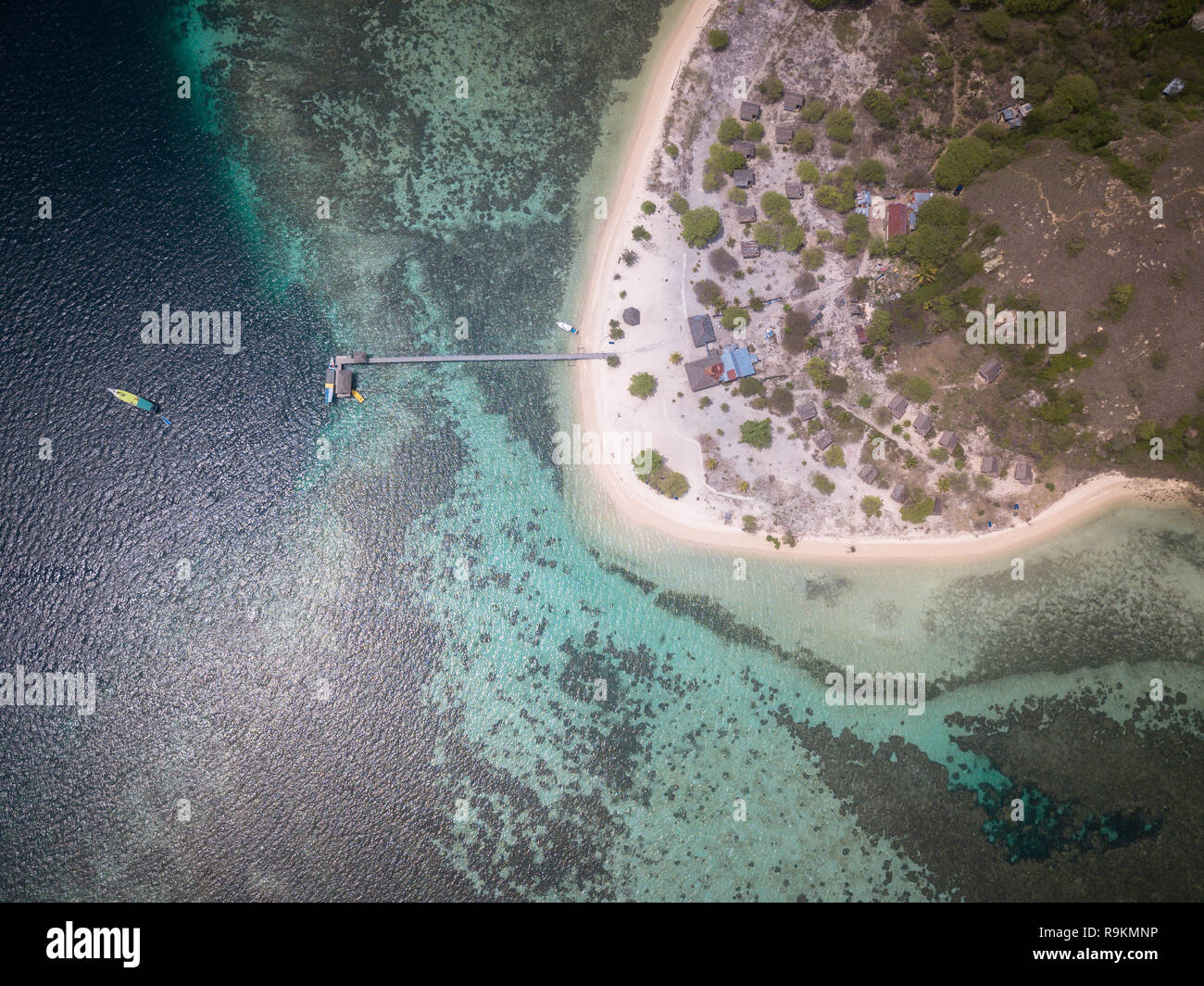 Komodo island jetty hi-res stock photography and images - Alamy