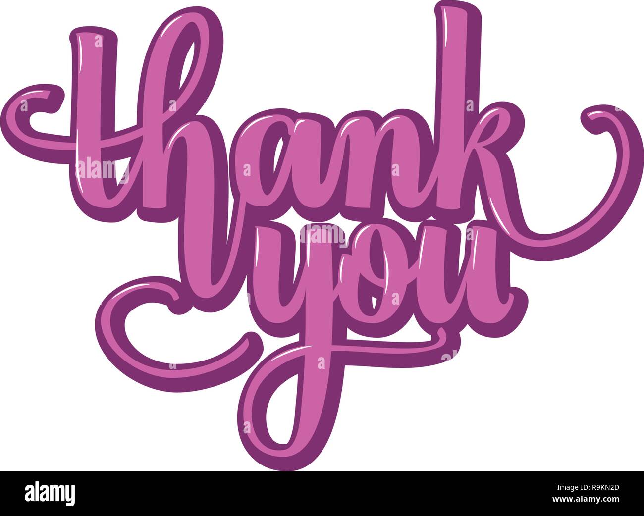 Be happy greating card hand lettering text, brush ink calligraphy ...