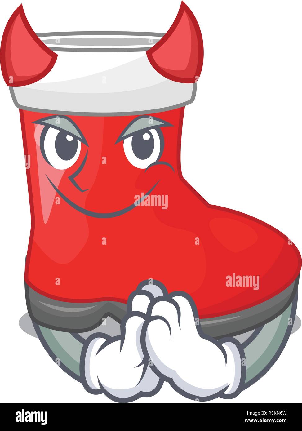 Devil santa boots are on character shelf Stock Vector Image & Art - Alamy