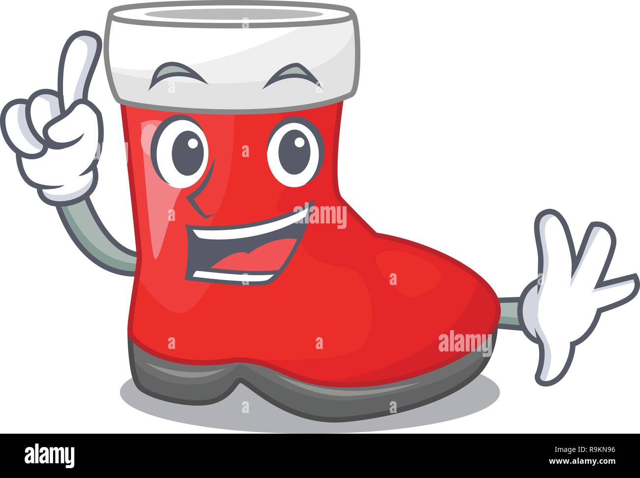 Finger santa boots in shape a cartoon Stock Vector Image & Art - Alamy