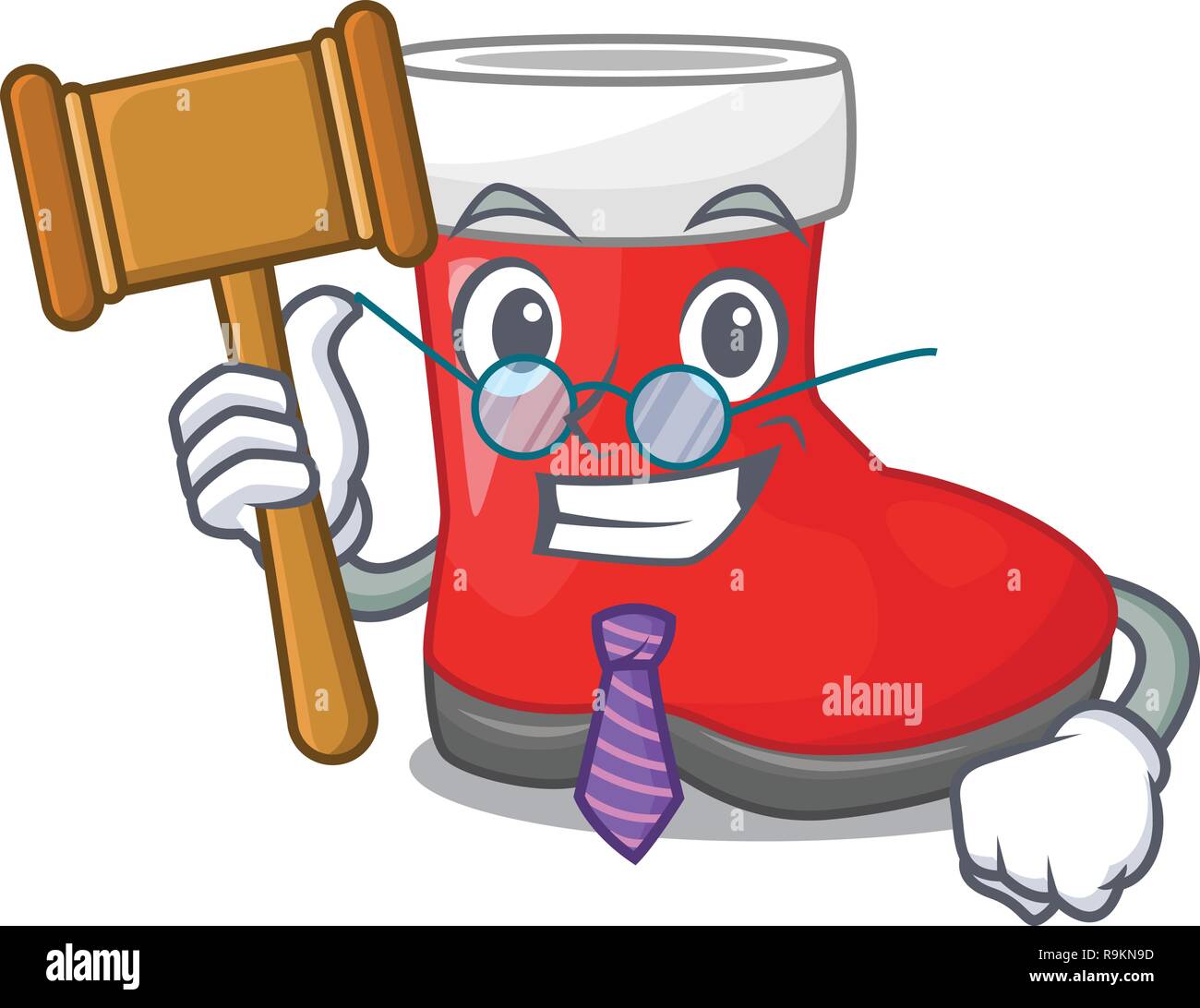 Judge santa boots in shape a cartoon Stock Vector Image & Art - Alamy