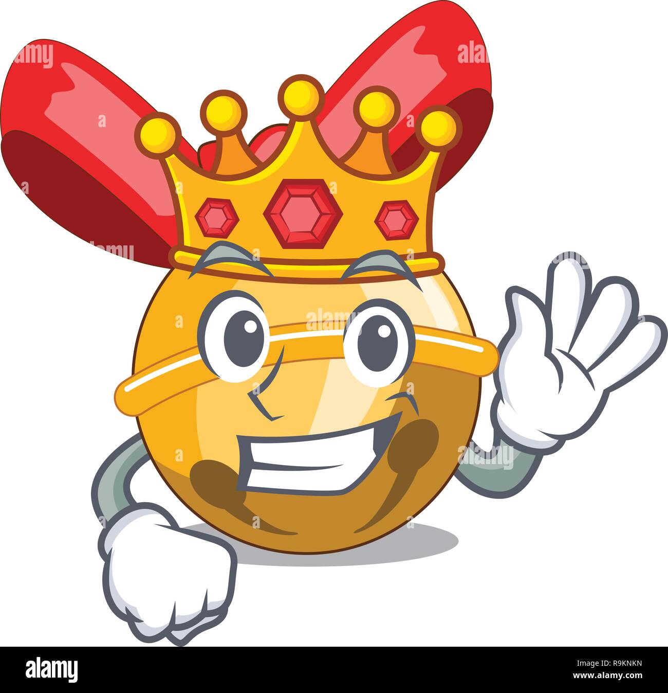King christmas jinggel bell balls with cartoon Stock Vector Image & Art ...