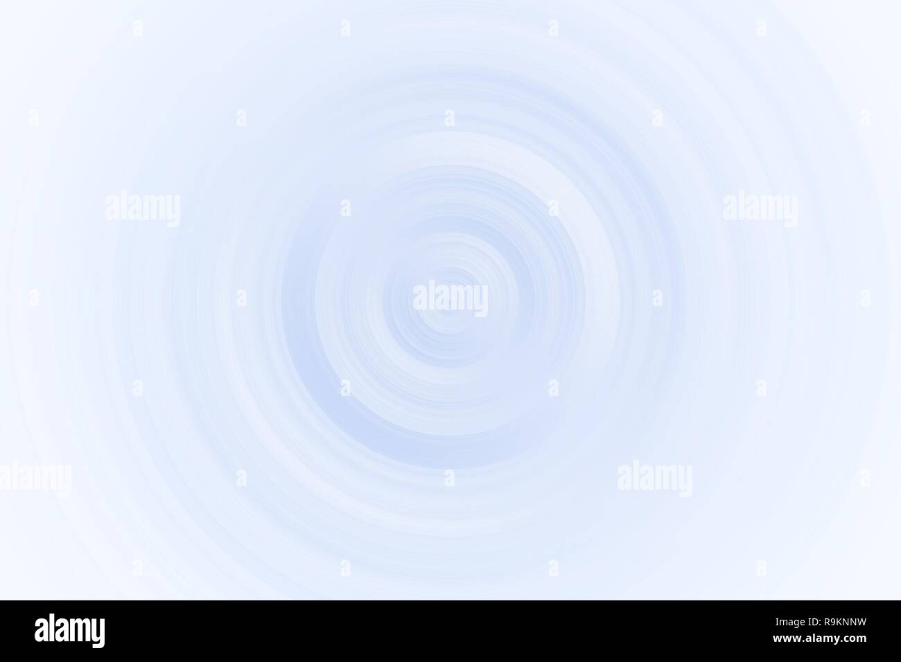 Abstract light blue vortex on white backdrop, soft background texture ...