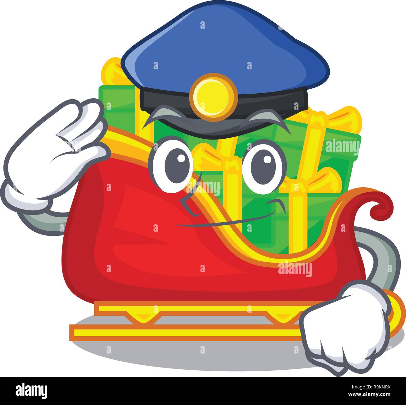 Funny santa back Stock Vector Images - Alamy