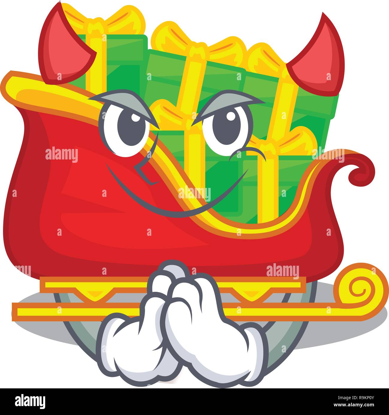 Devil with boxes hi-res stock photography and images - Alamy