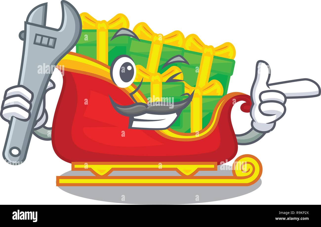 Mechanical santa claus Stock Vector Images - Alamy