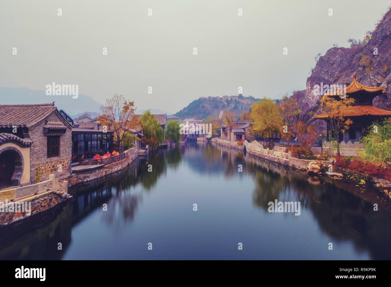 Autumn scenery in ancient North Stock Photo - Alamy