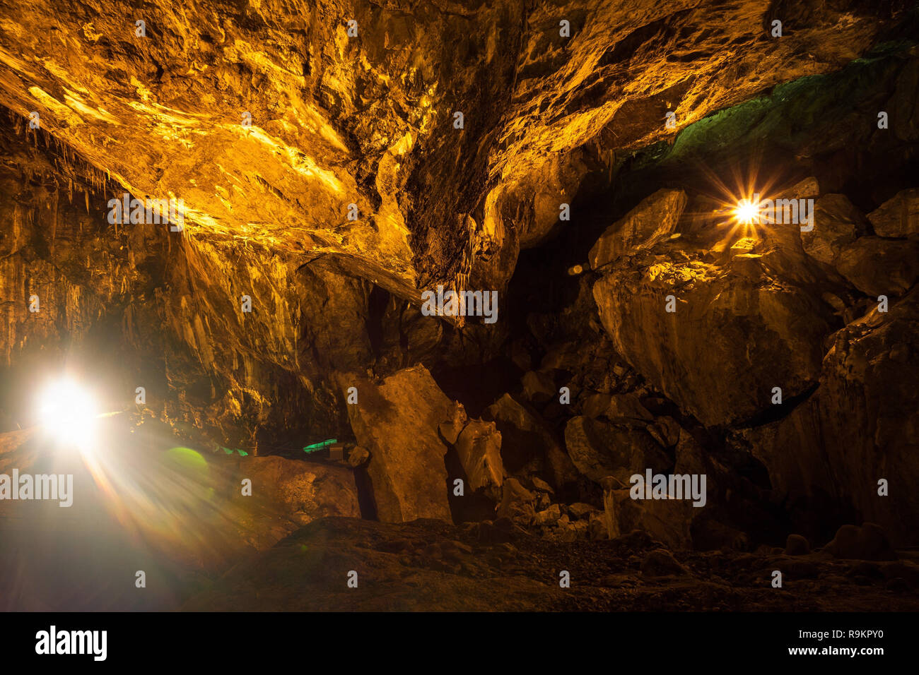 Beautiful Landscape in Iran with Sun Stock Photo - Alamy