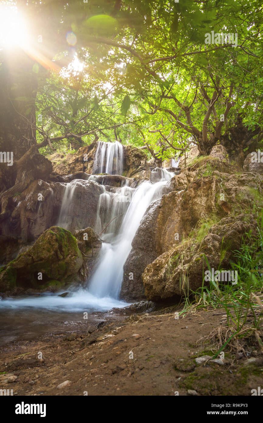 Beautiful Landscape in Iran with Sun Stock Photo - Alamy