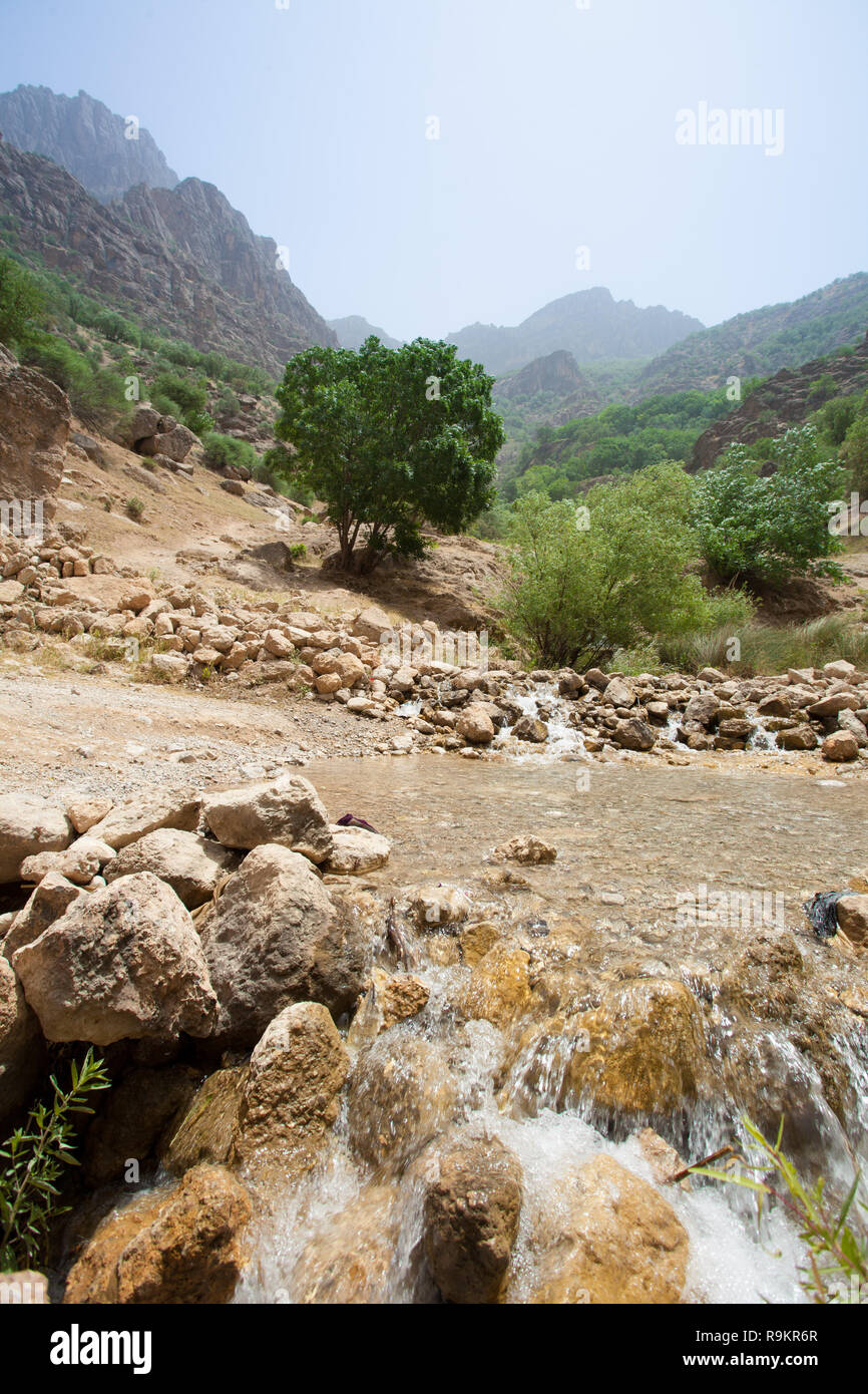 Beautiful Landscape in Iran with Sun Stock Photo - Alamy