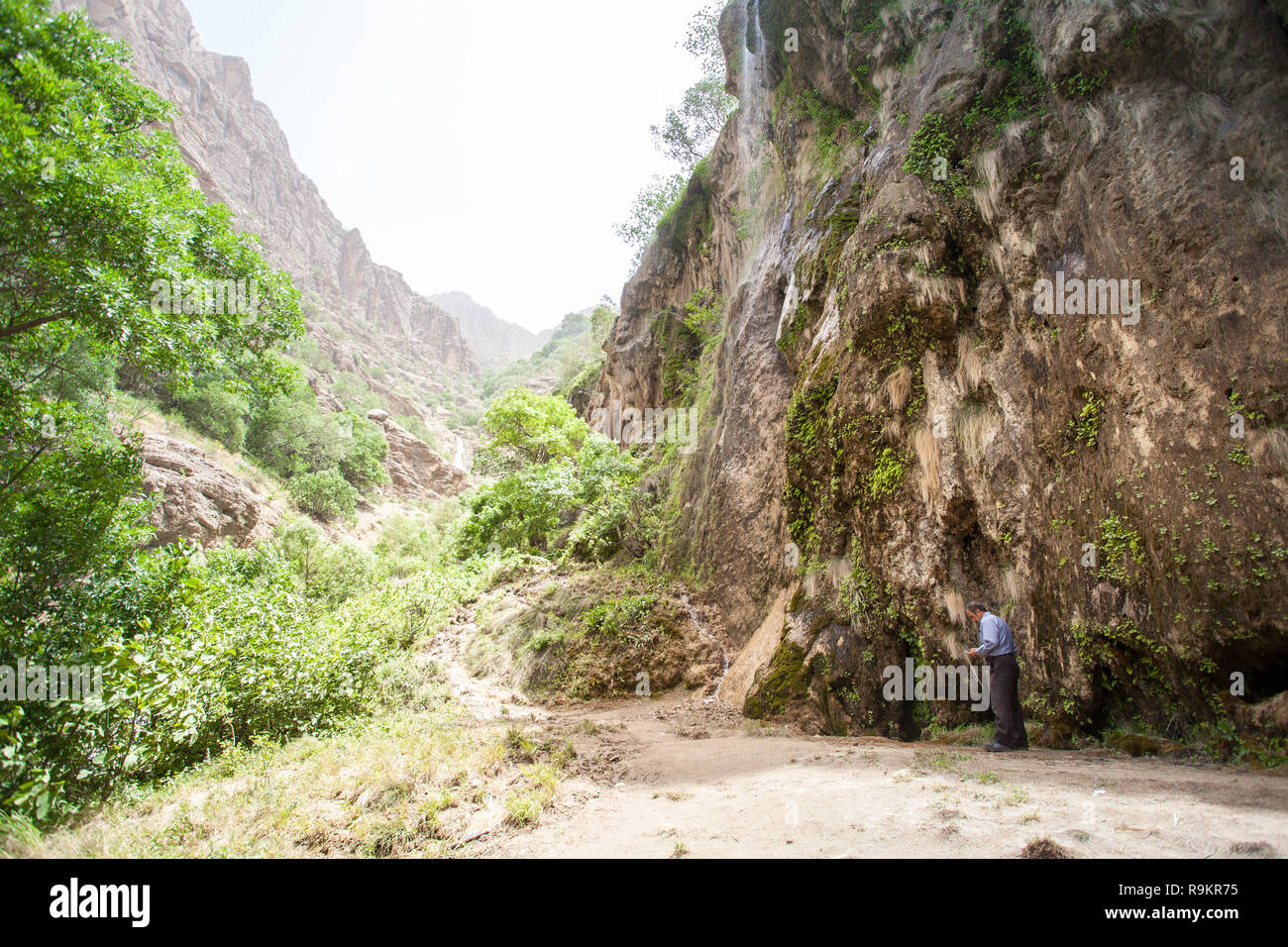 Beautiful Landscape in Iran with Sun Stock Photo - Alamy
