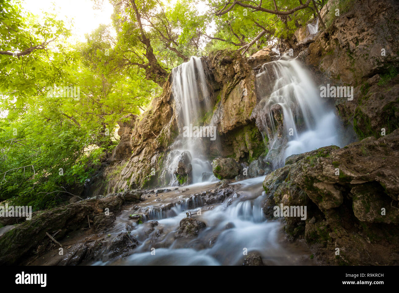 Beautiful Landscape in Iran with Sun Stock Photo - Alamy
