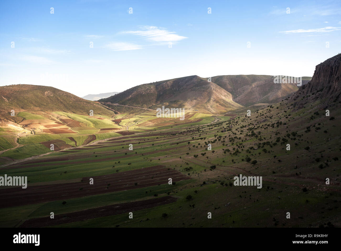 Beautiful Landscape in Iran with Sun Stock Photo - Alamy