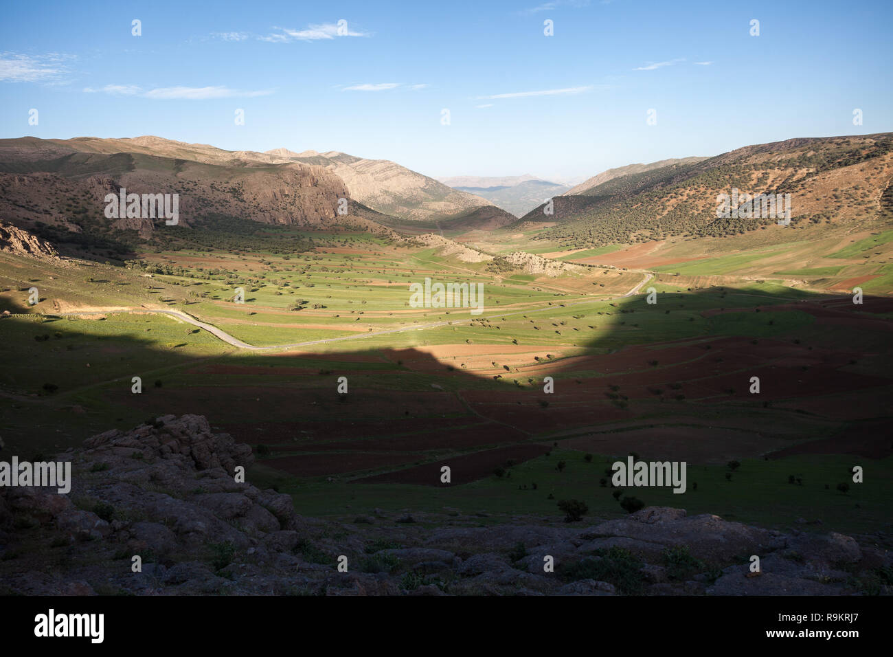 Beautiful Landscape in Iran with Sun Stock Photo - Alamy