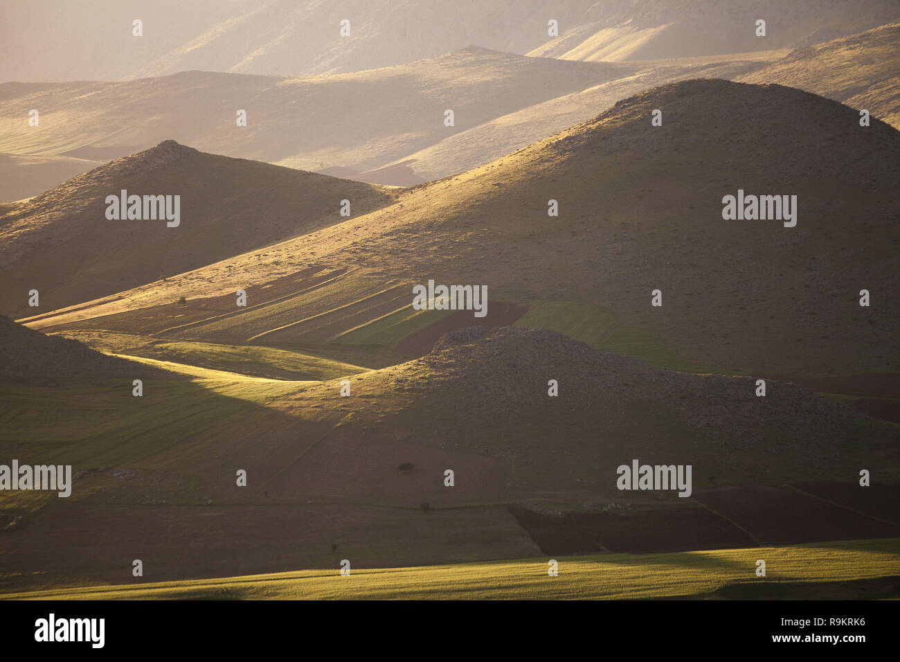 Beautiful Landscape in Iran with Sun Stock Photo - Alamy