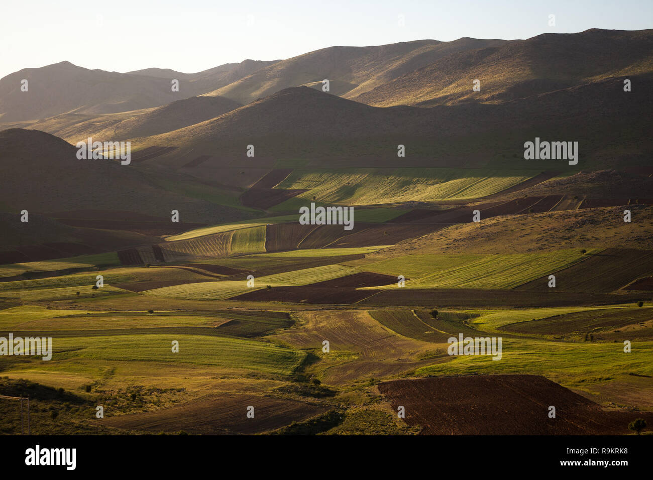 Beautiful Landscape in Iran with Sun Stock Photo - Alamy