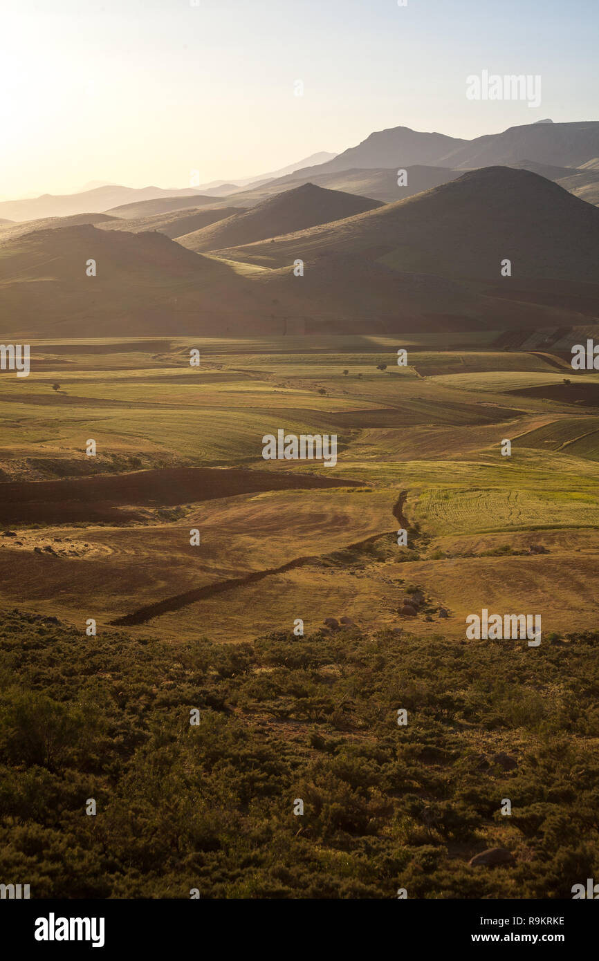 Beautiful Landscape in Iran with Sun Stock Photo - Alamy