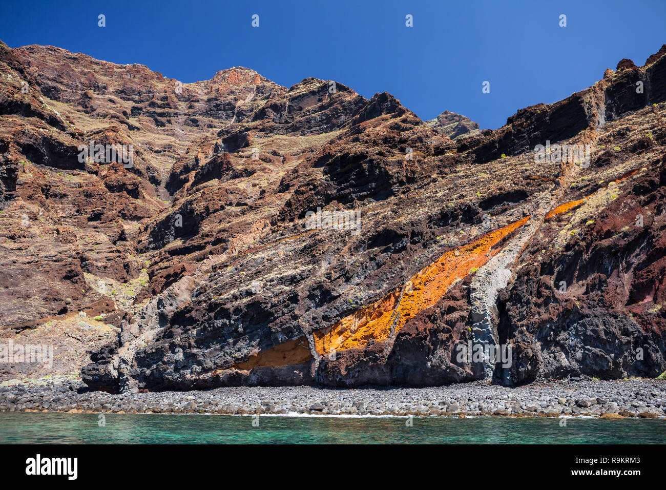 Tenerife - cliffs of Los Gigantes, Canary Islands, Spain Stock Photo ...