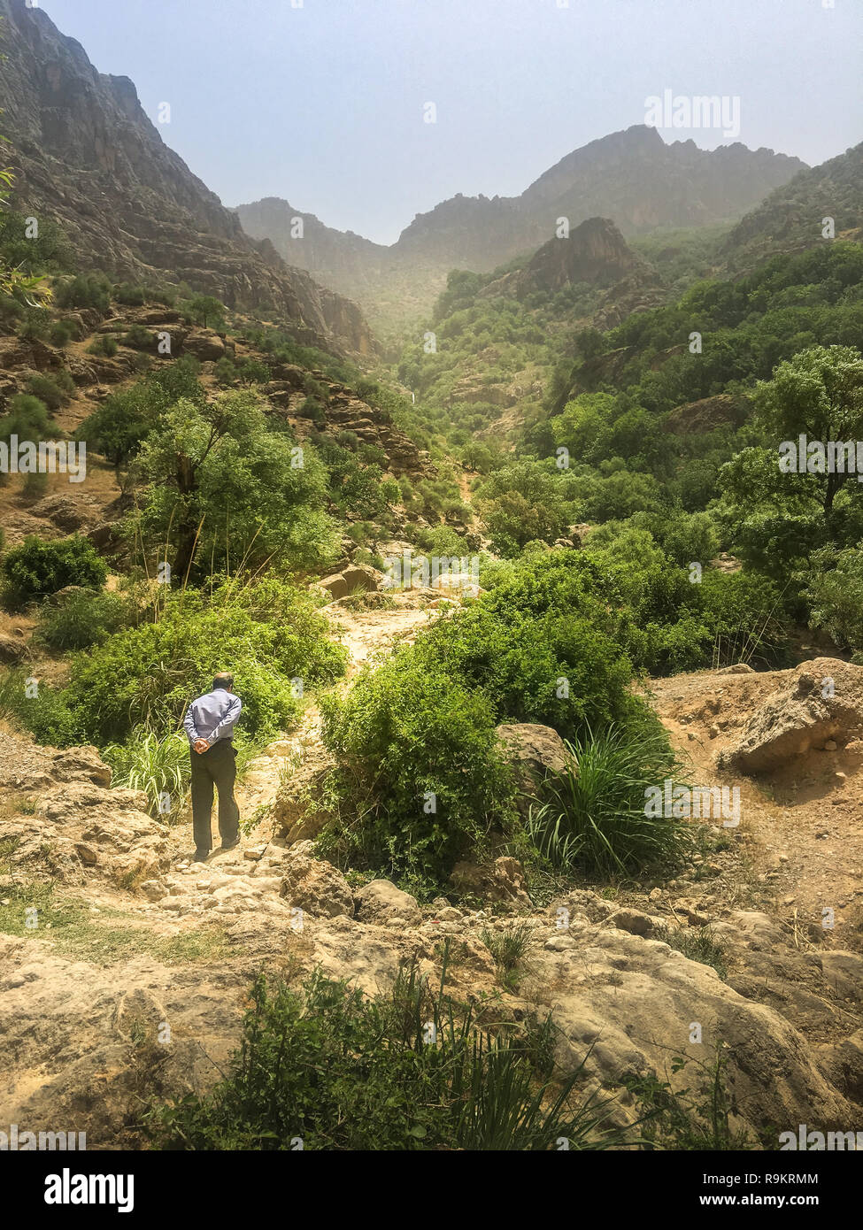 Beautiful Landscape in Iran with Sun Stock Photo - Alamy