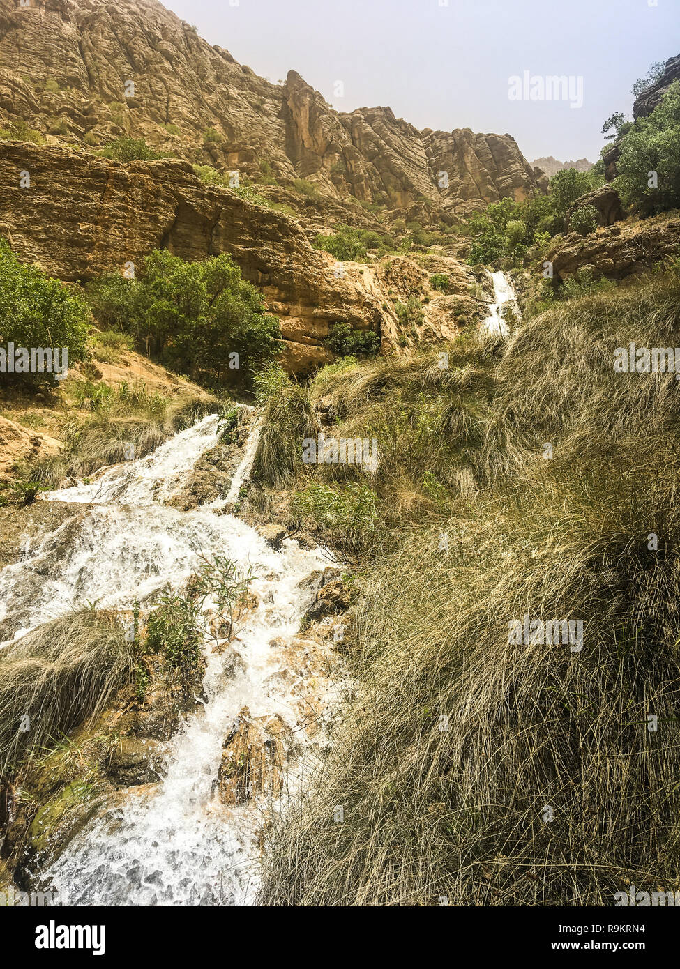 Beautiful Landscape in Iran with Sun Stock Photo - Alamy