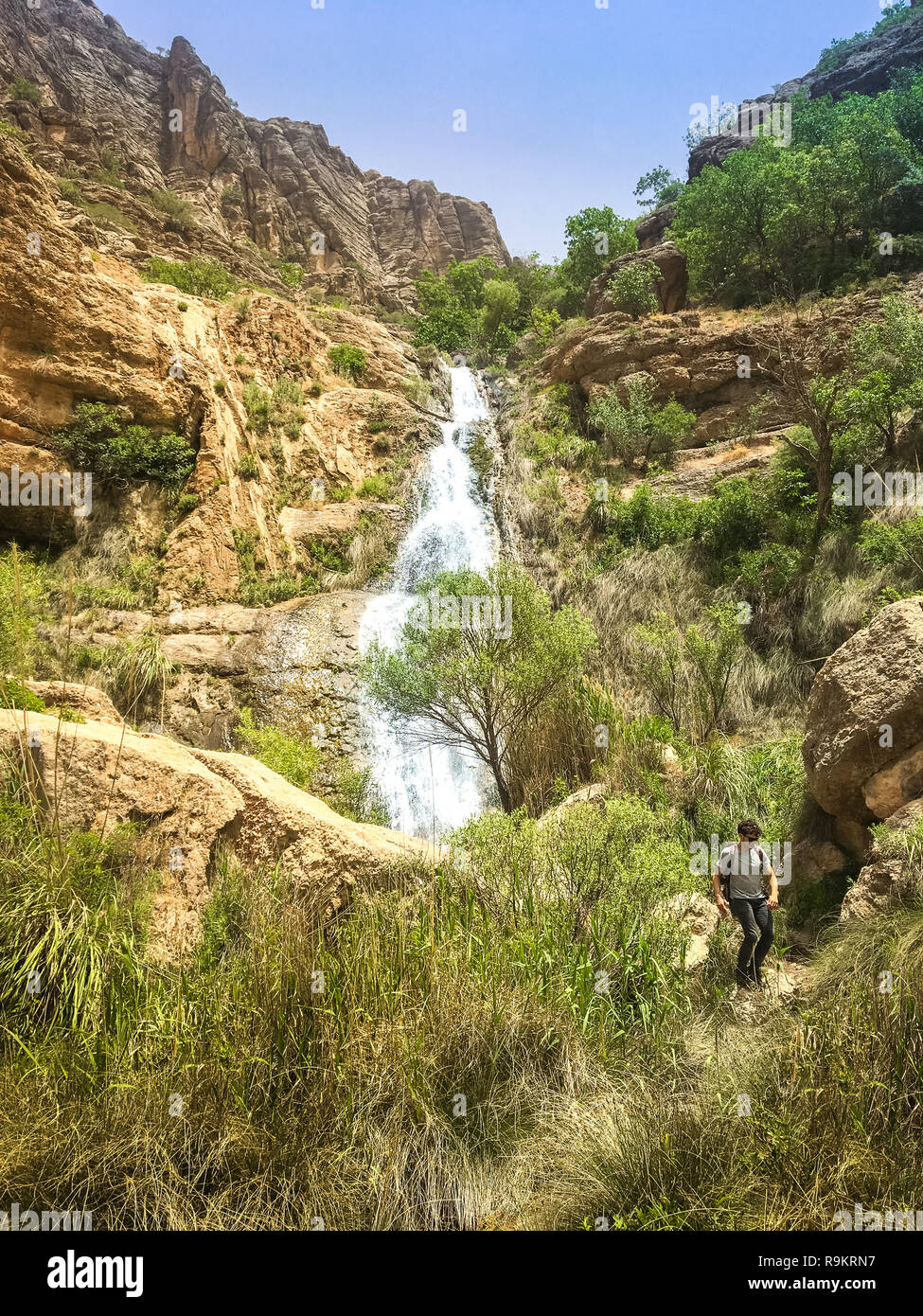Beautiful Landscape in Iran with Sun Stock Photo - Alamy