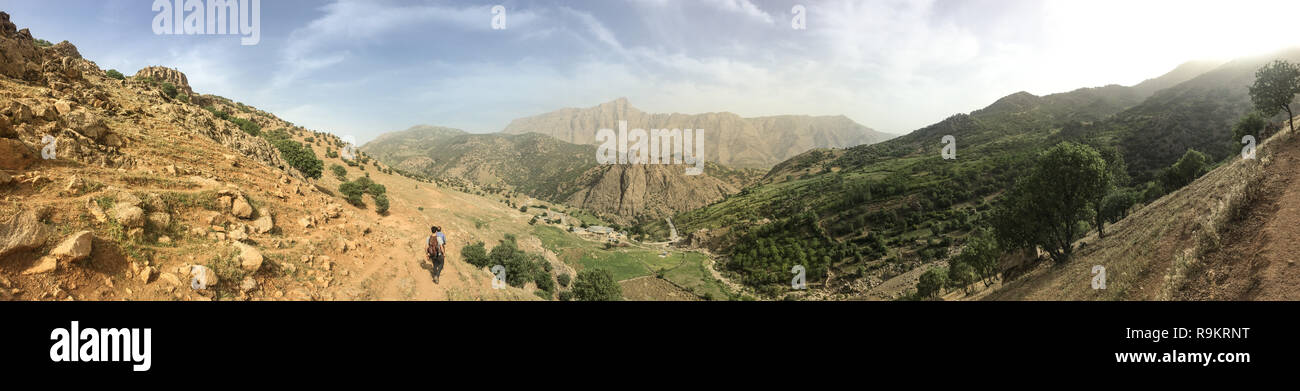 Beautiful Landscape in Iran with Sun Stock Photo - Alamy