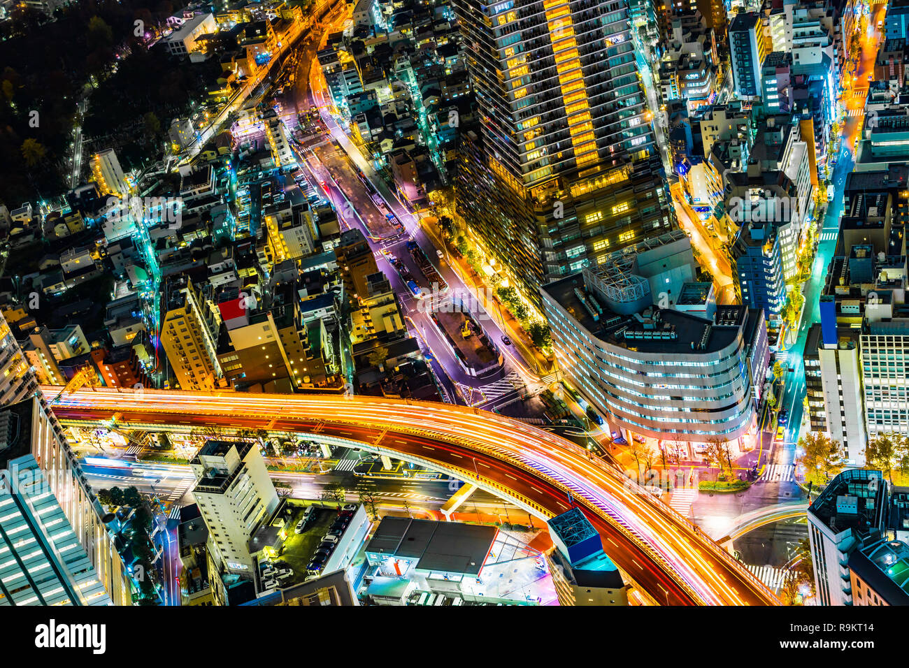Highway in tokyo night hi-res stock photography and images - Alamy