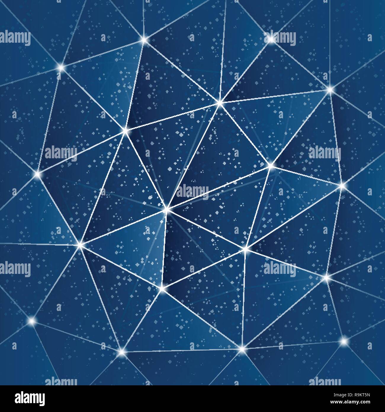 Abstract Modern Minimal Digital Network Connections, Technology ...
