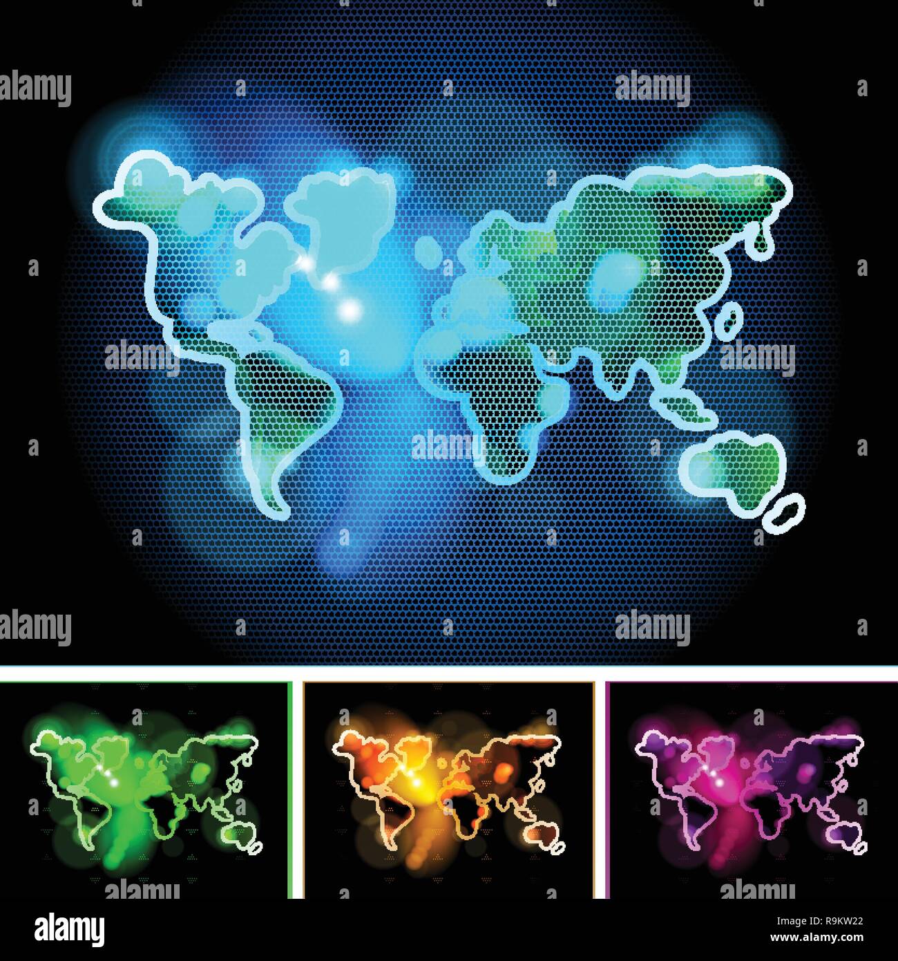 Creative World Map Vector