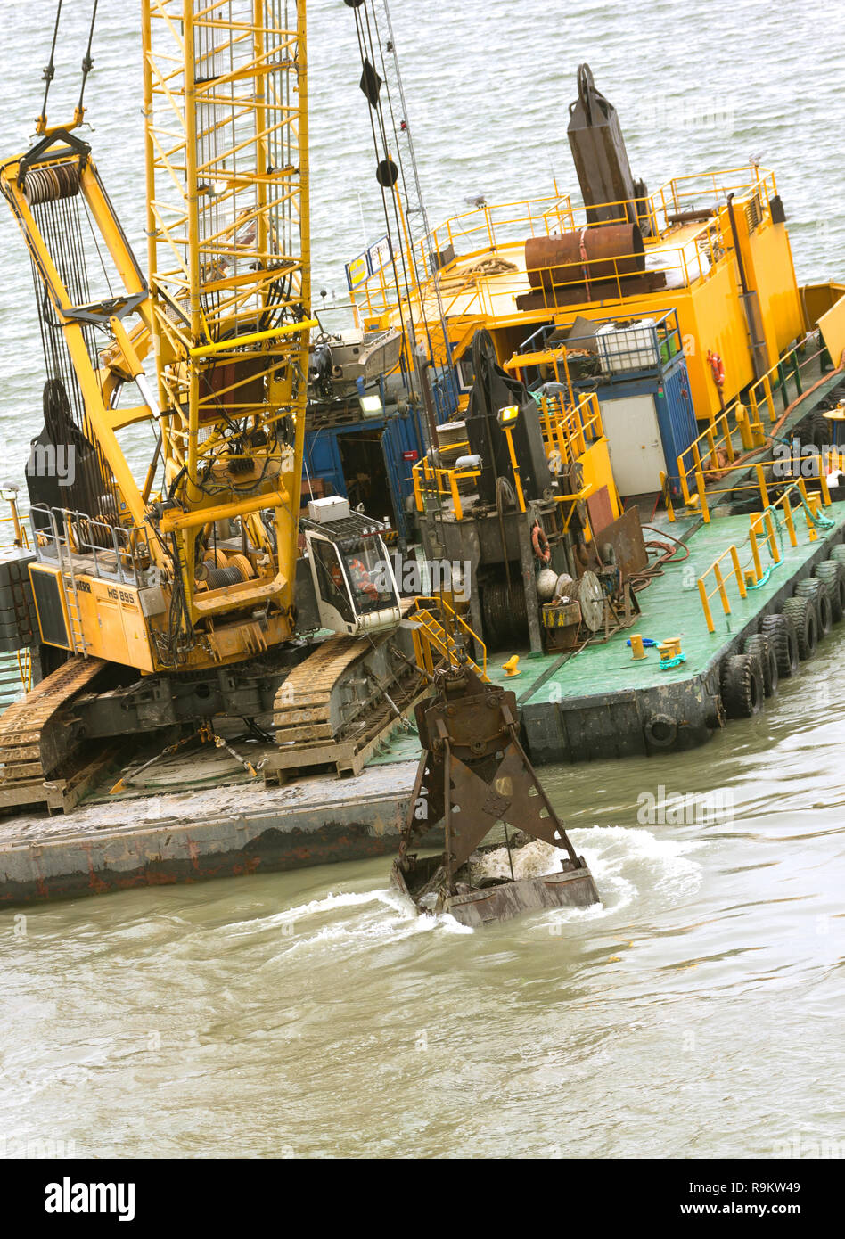 Dredging operation hi-res stock photography and images - Alamy