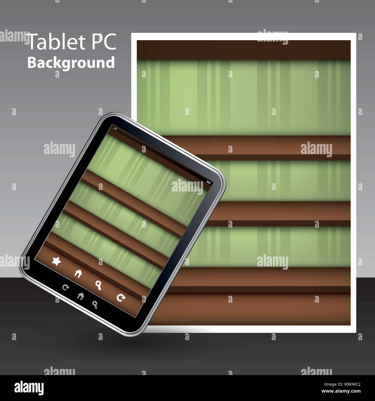 Tablet PC Background, Wallpaper Design Vector Stock Vector Image & Art ...