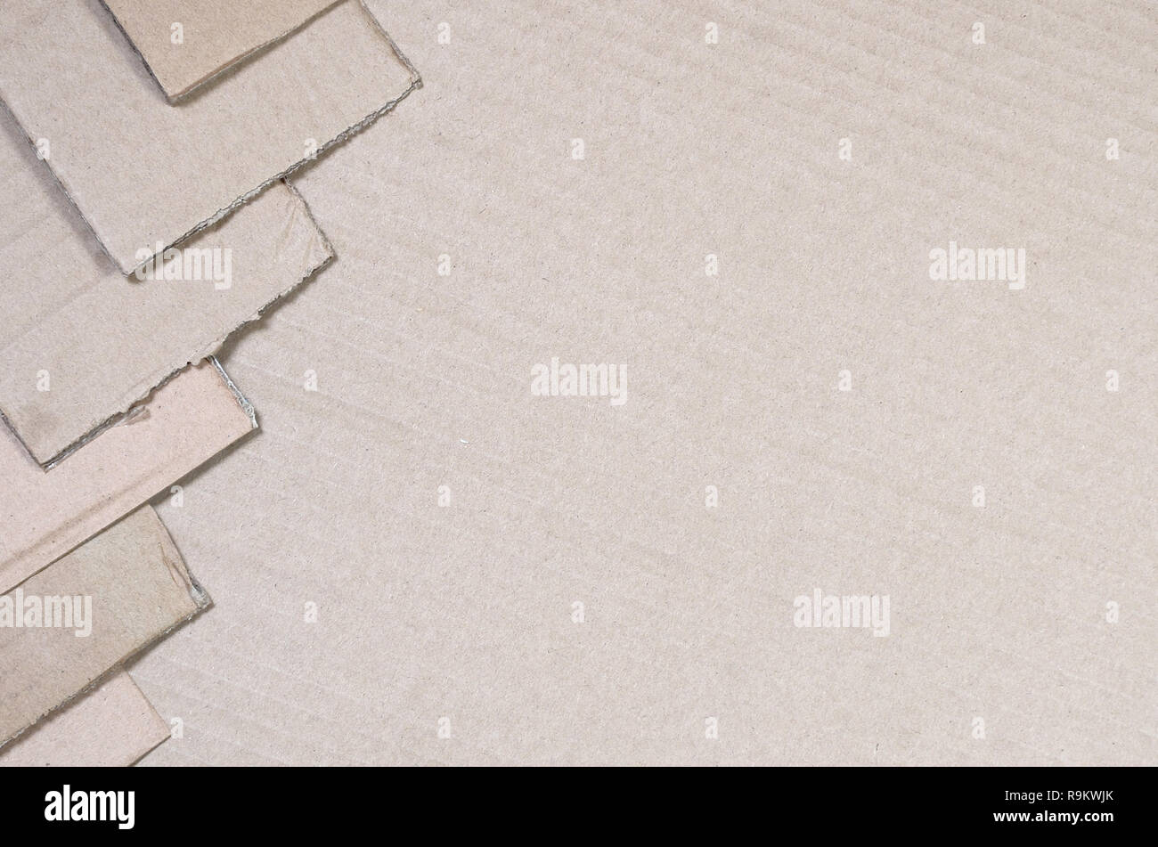 Background of paper textures piled ready to recycle. A pack of old ...