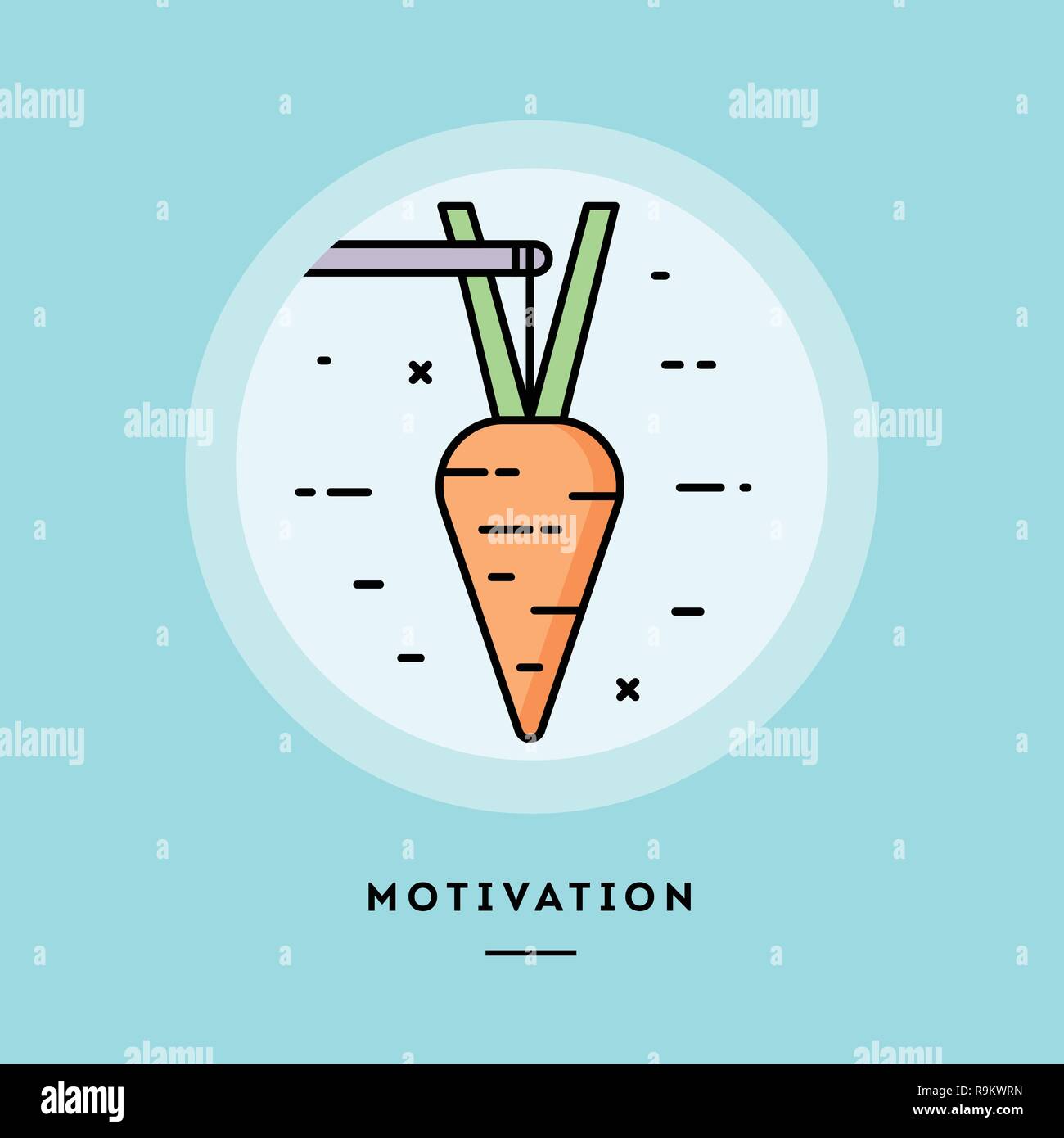 Carrot and stick cartoon hi-res stock photography and images - Alamy