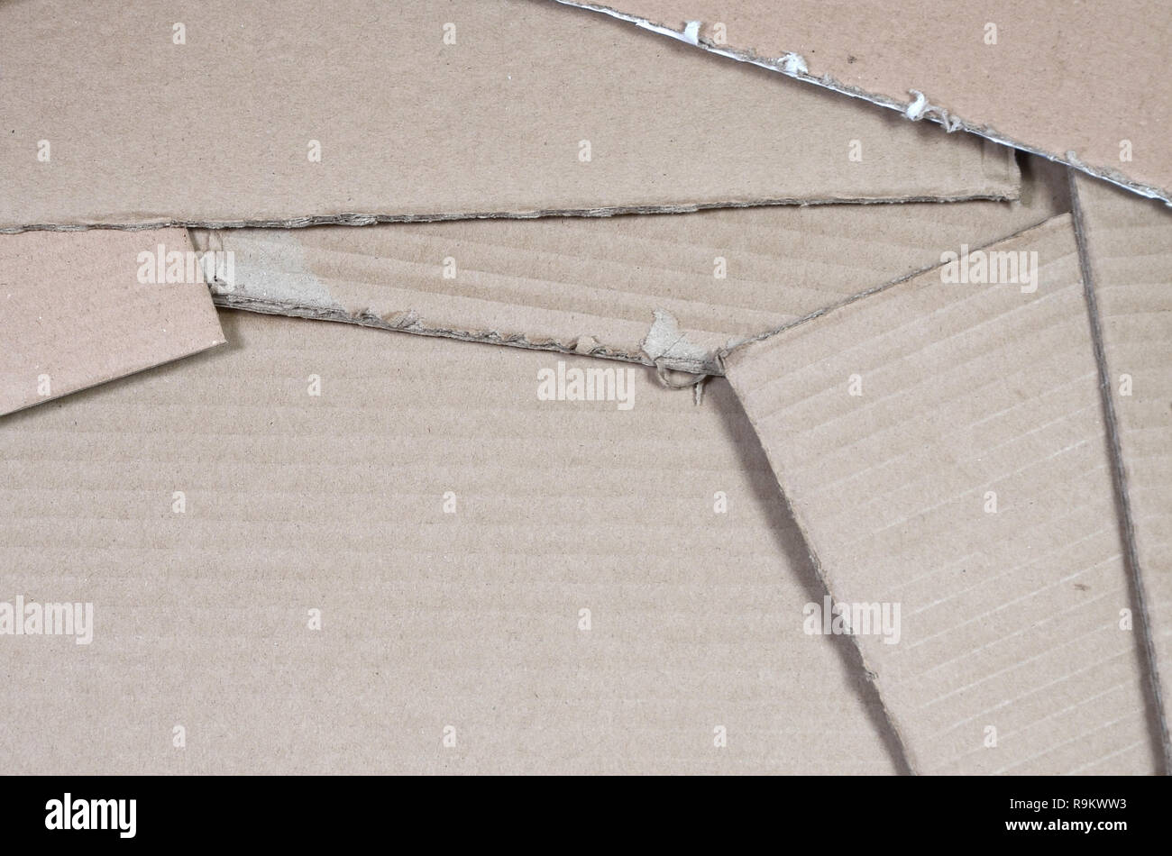 Background of paper textures piled ready to recycle. A pack of old ...