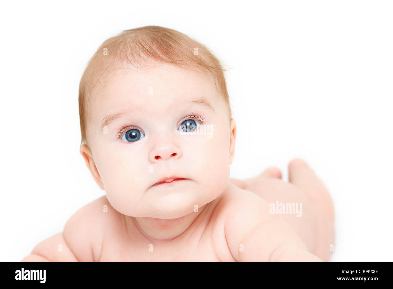 Cute curious baby Stock Photo - Alamy
