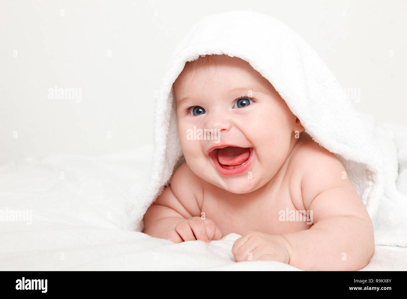 Cute smiling baby Stock Photo - Alamy