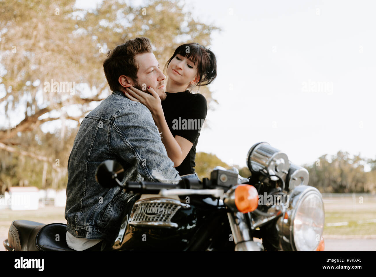 Loving Adorable Portrait of Two Attractive Good Looking Young Adult ...