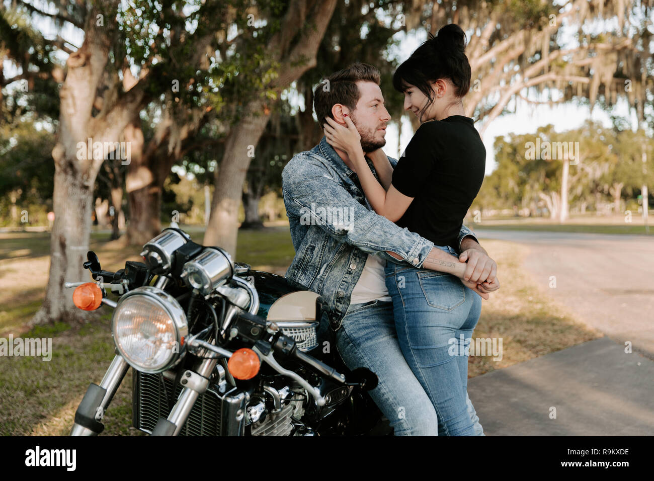 Loving Adorable Portrait of Two Attractive Good Looking Young Adult ...