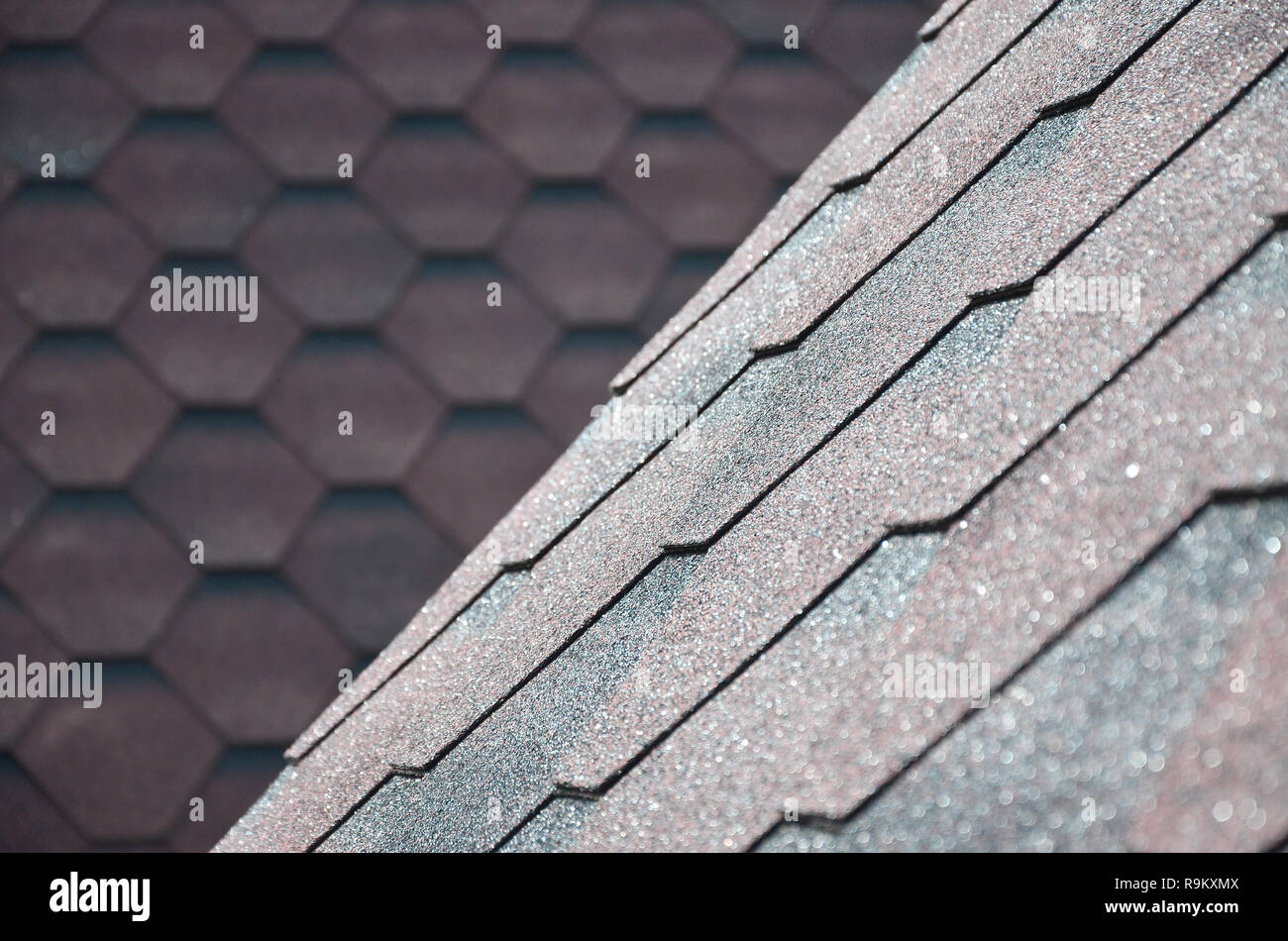 The texture of the roof with bituminous coating. Rough bituminous ...