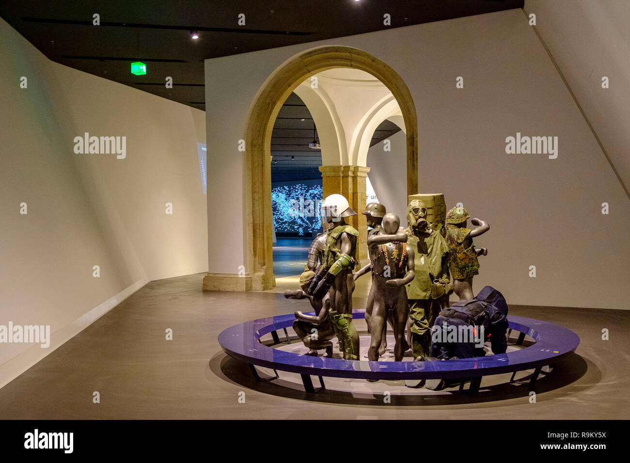 Impressions from inside the German Military History Museum in Dresden ...