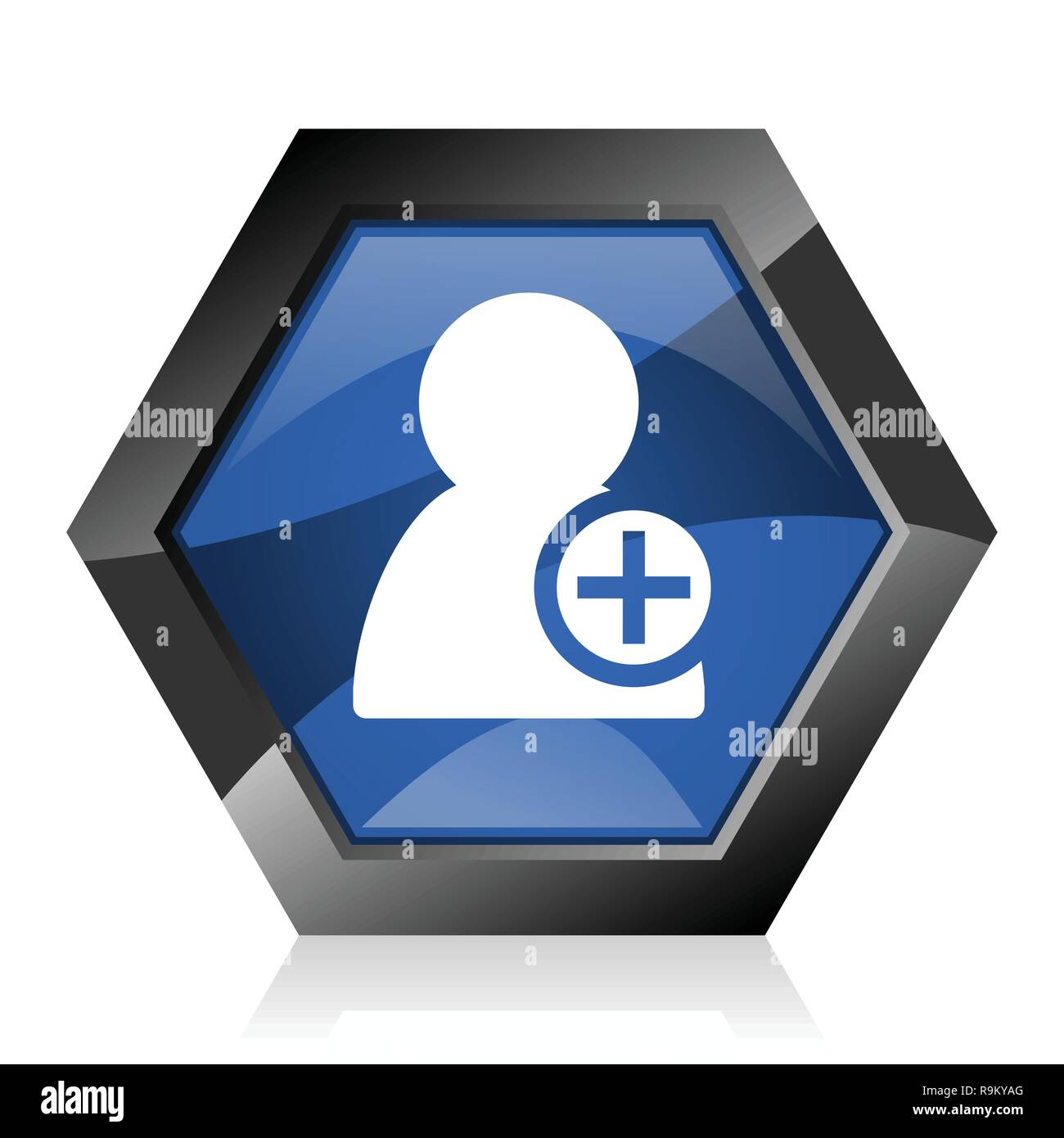Add contact icon Stock Vector Images - Alamy