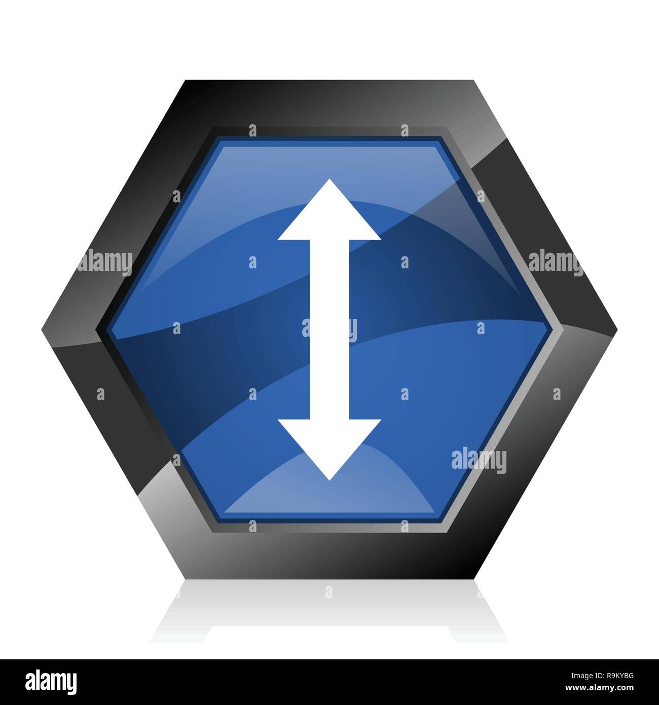 Hexagonal top Stock Vector Images - Alamy