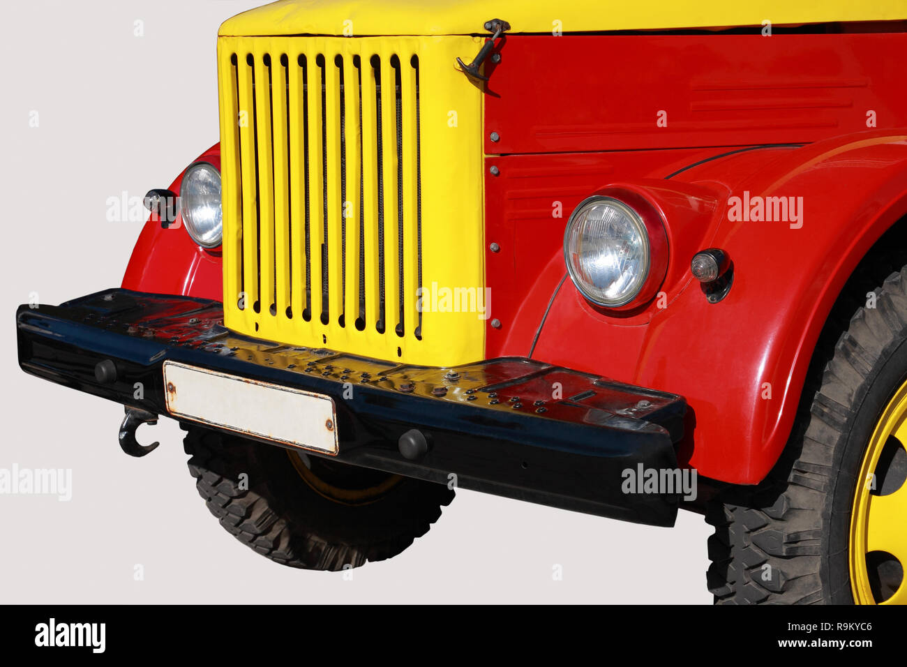 Old classic car front bumper hi-res stock photography and images - Alamy