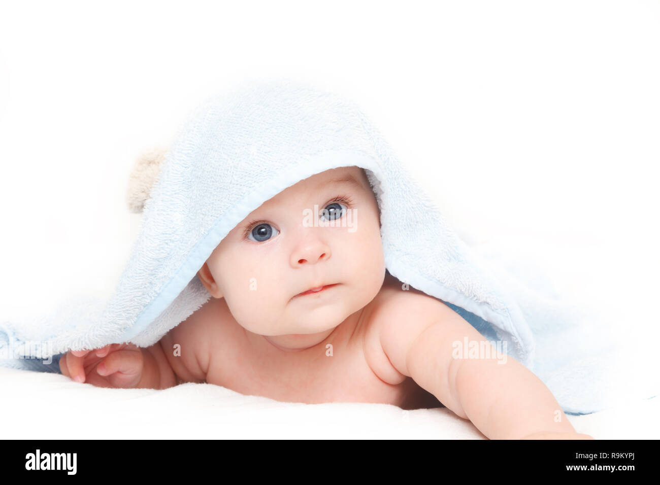 Cute curious baby Stock Photo - Alamy