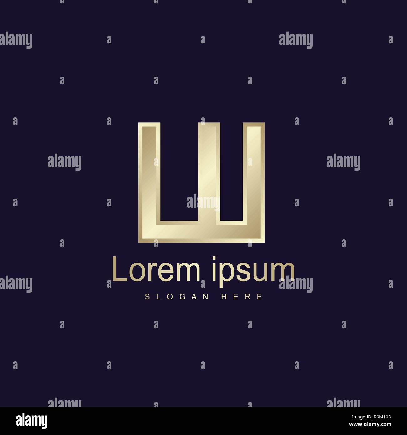 Lu letters Stock Vector Images - Alamy