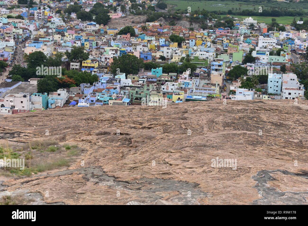 Dindigul, Tamilnadu, India - July 13, 2018: Historic Dindigul Rock Fort ...