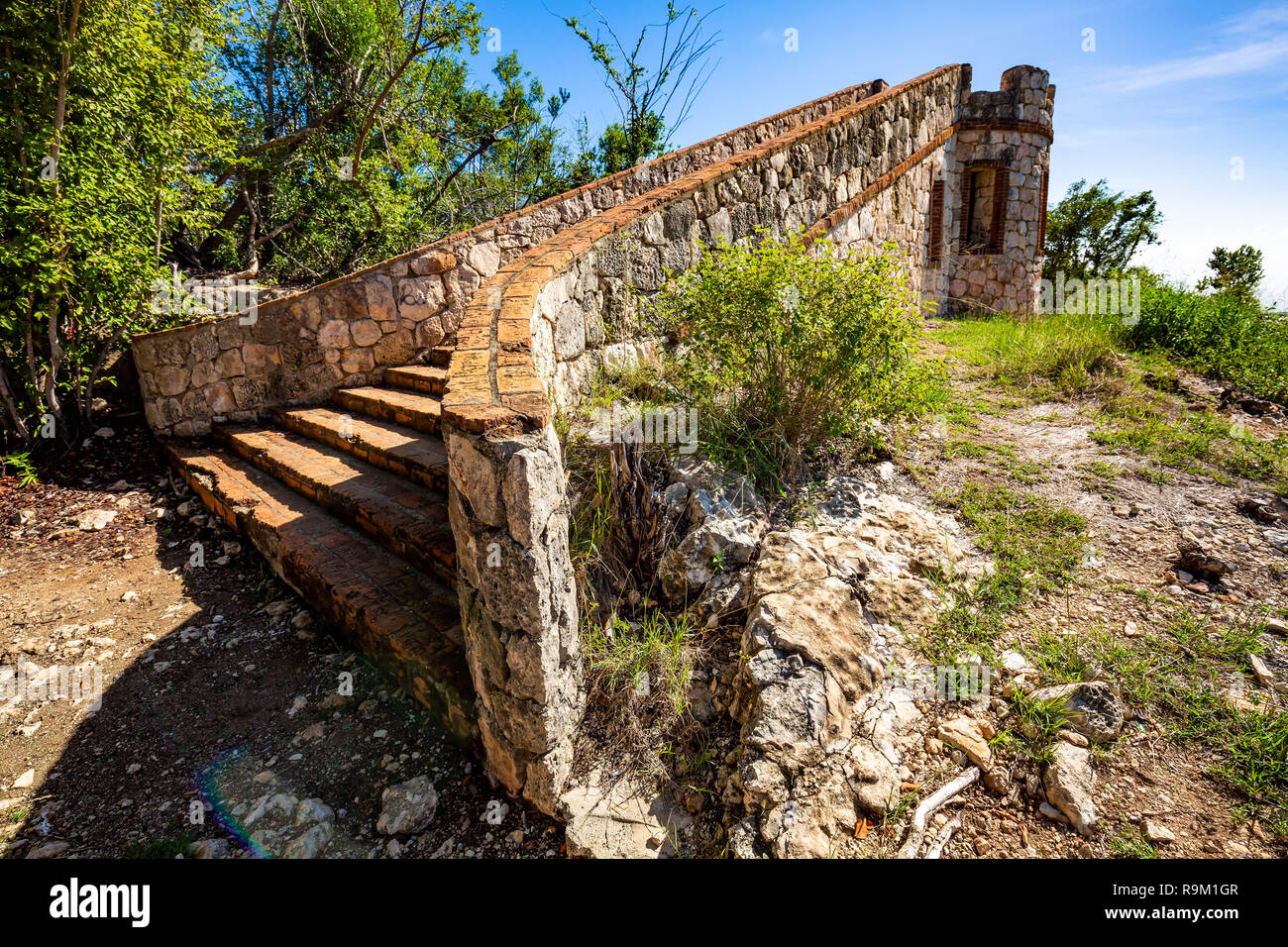 Fort Capron in Guanica Puerto Rico scenic attraction hike Stock Photo ...