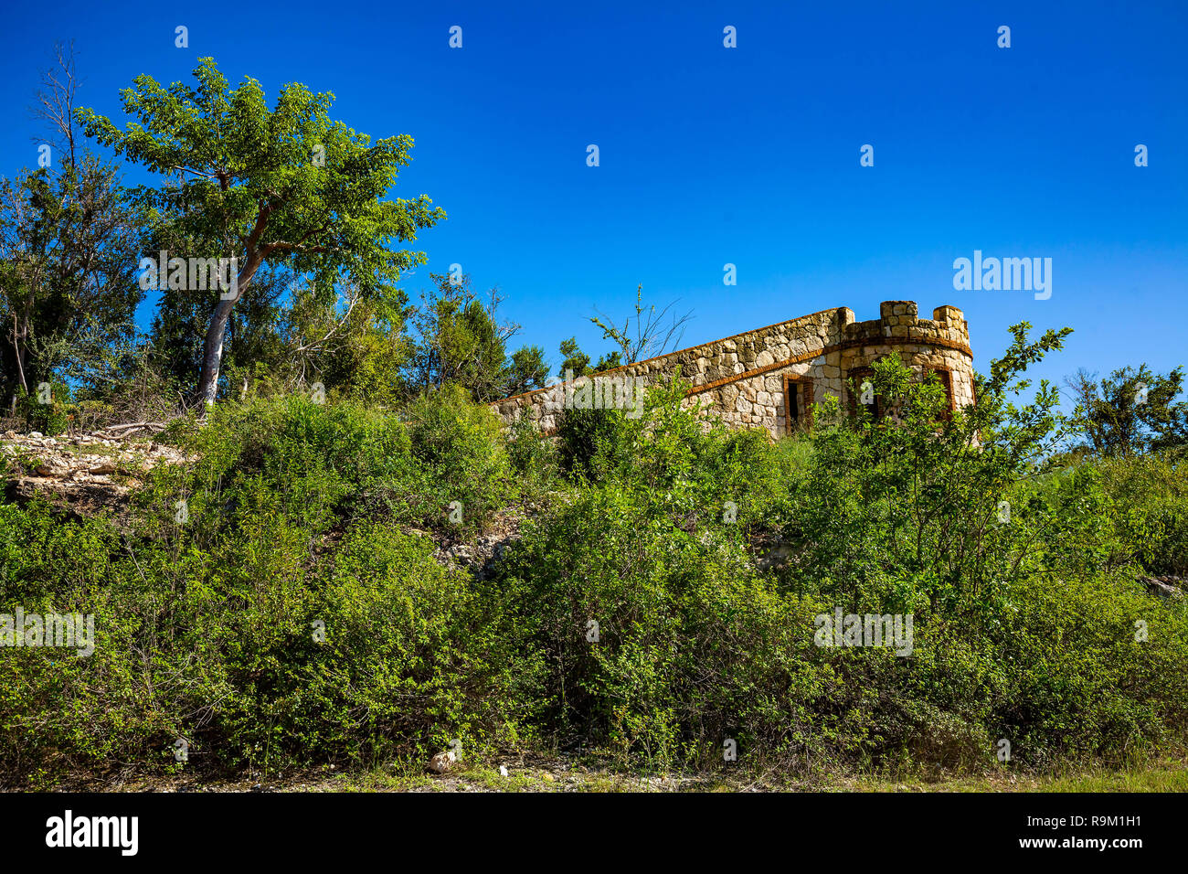Fort Capron in Guanica Puerto Rico scenic attraction hike Stock Photo ...